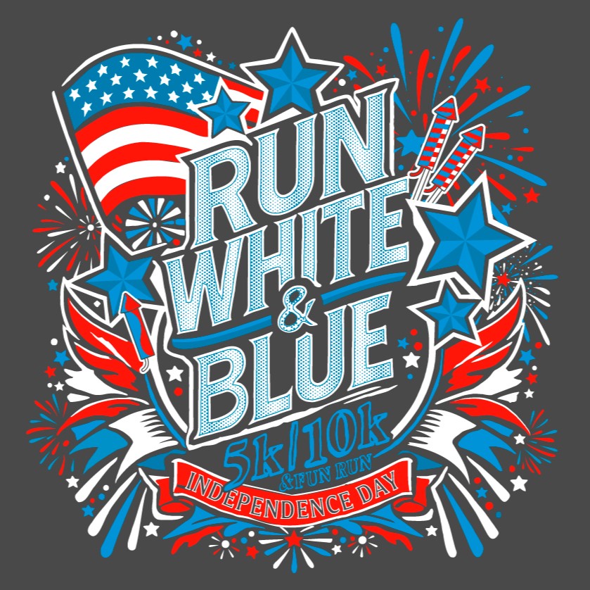 Run, White, & Blue 5k/10k + Fun Run | Halcyon